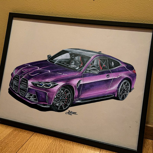 Custom Car Drawings – Barnee's Cars